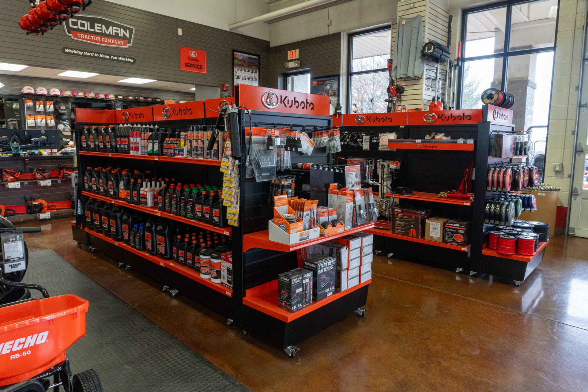 Coleman Tractor Company ’s Parts Department